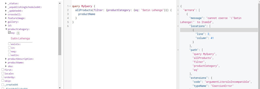 How to filter products by name of the category? - 🆘 Support - DatoCMS community